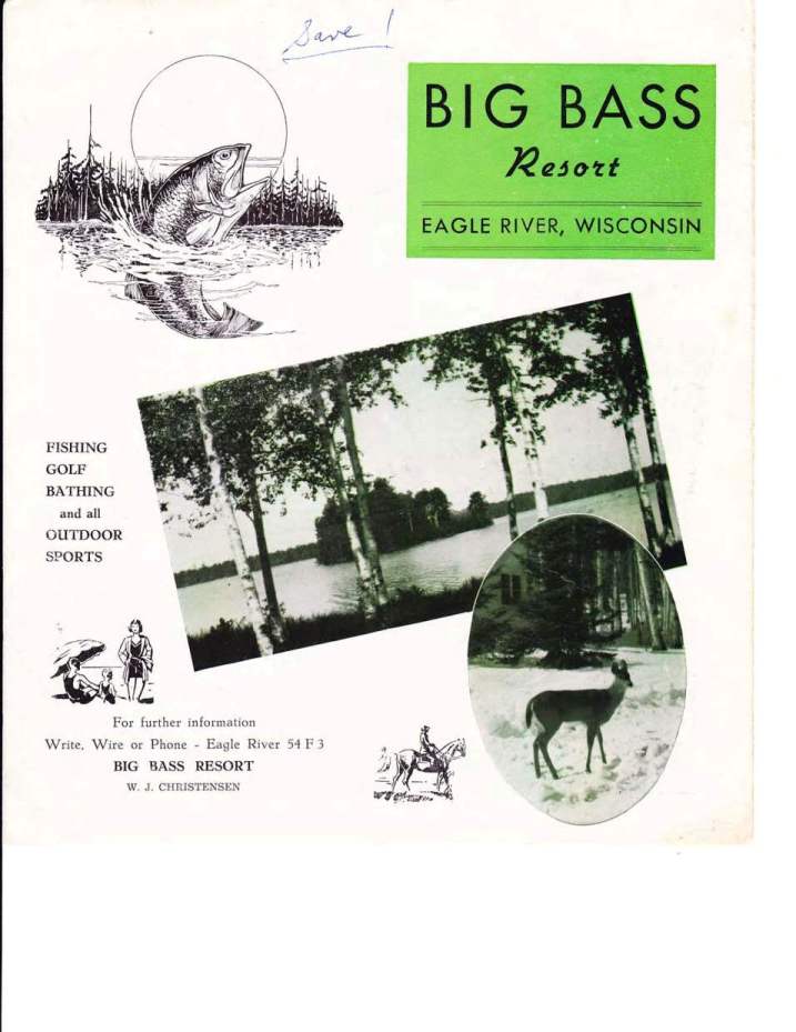 Big Bass Resort Brochures From the Past